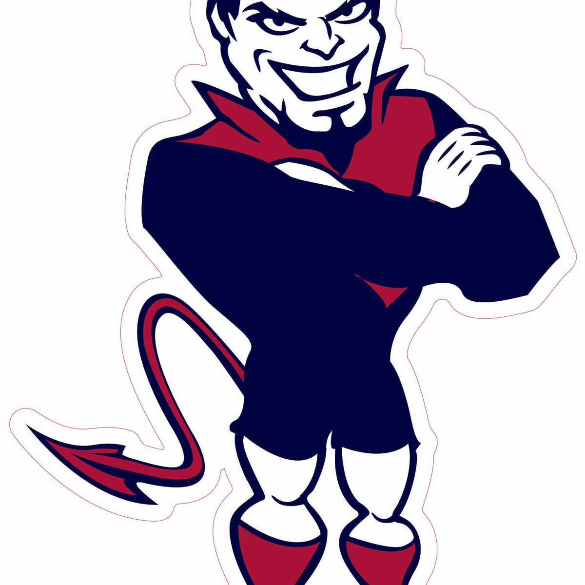 Melbourne Demons Mascot Cut-out – Sports Heads