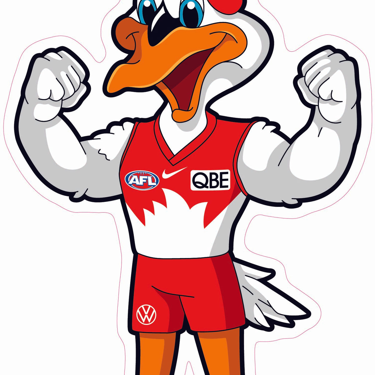 Sydney Swans Mascot Cut-out – Sports Heads